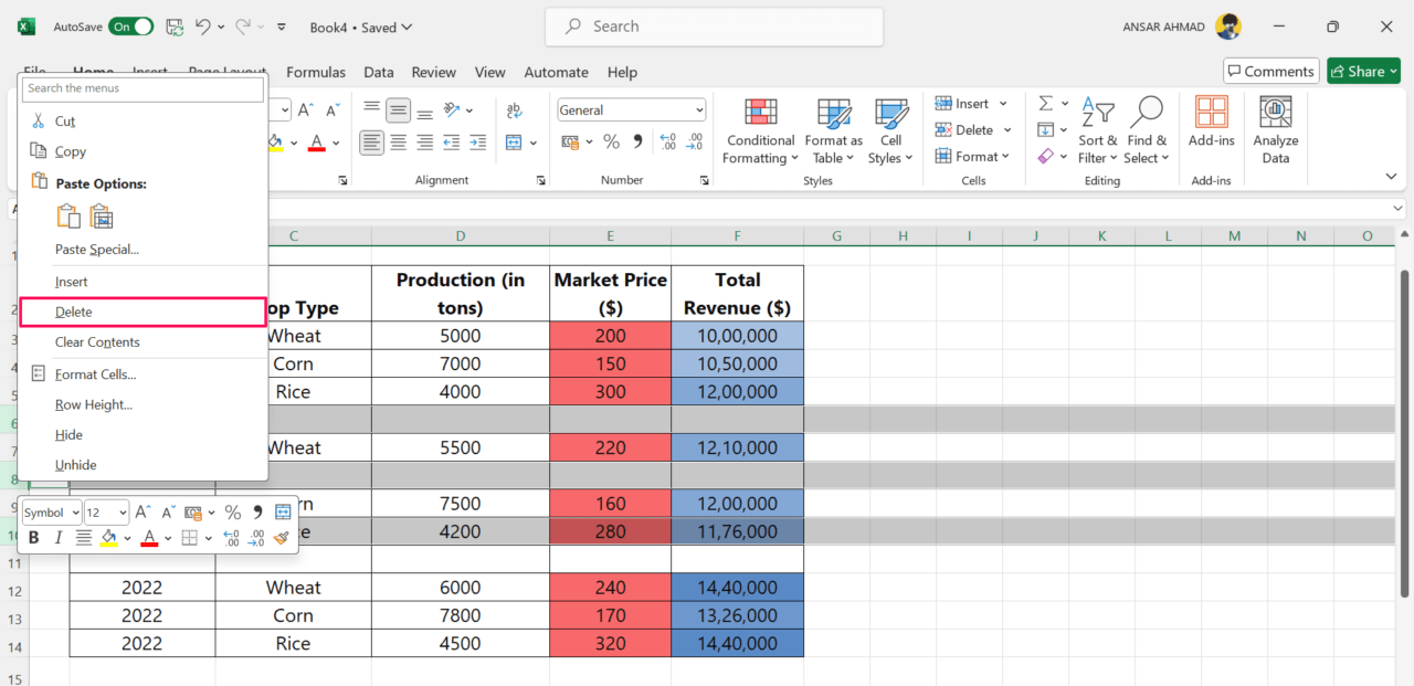 How To Remove Blank Rows In Excel Digitbin