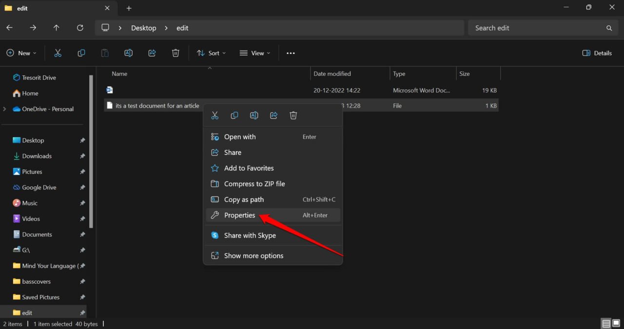 How to Create a File Without Name and Extension in Windows 11