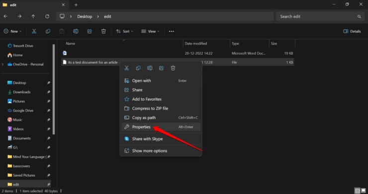 How to Create a File Without Name and Extension in Windows 11
