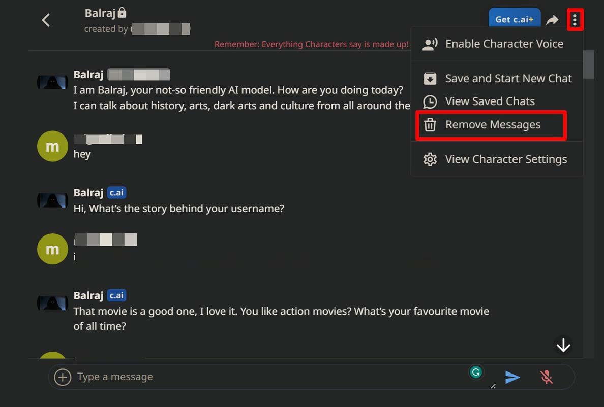 How To Delete A Character Ai Bot You Made Image To U